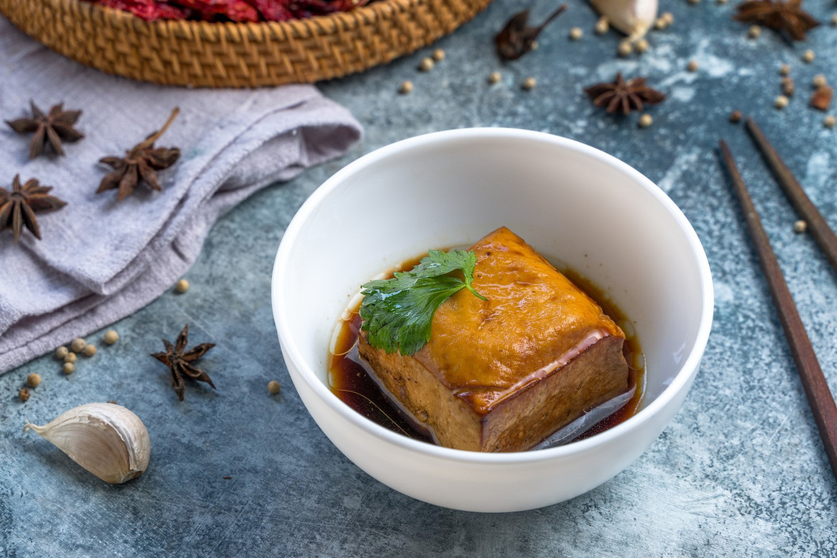 Braised Tau Kwa (each) – Bai Le Braised Duck